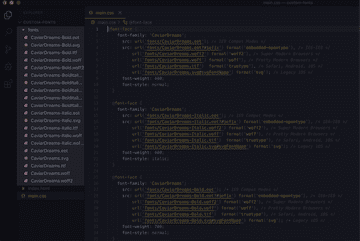 How to Setup Custom Fonts with CSS & @font-face - Scalable CSS